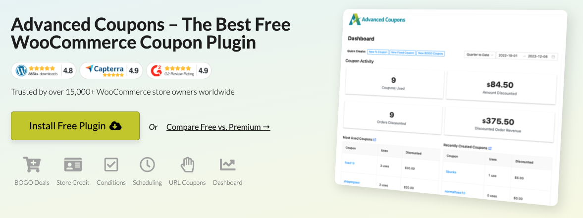 New Feature! Upgraded Dashboard in Advanced Coupons