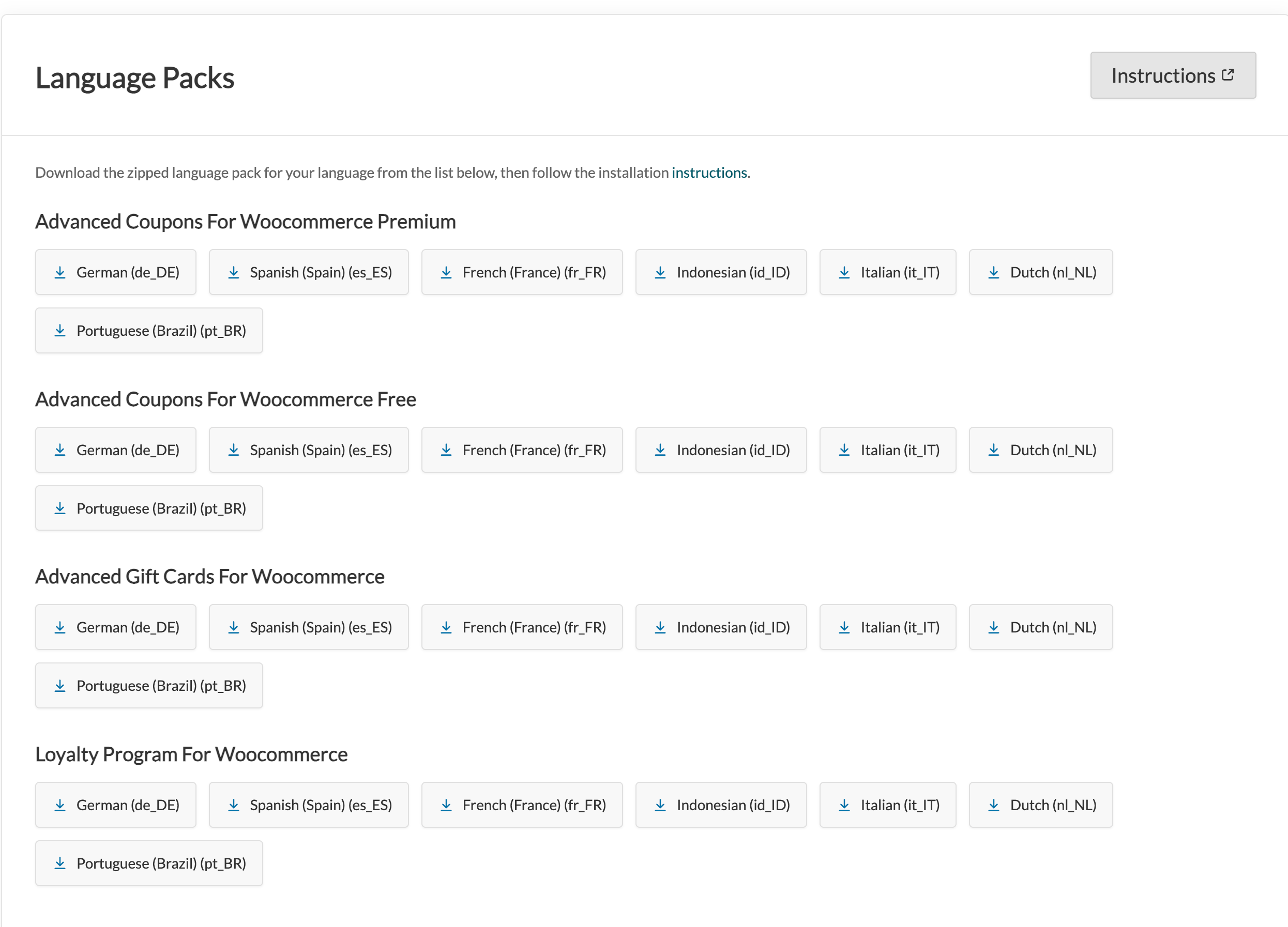How to Use Language Packs - Advanced Coupons